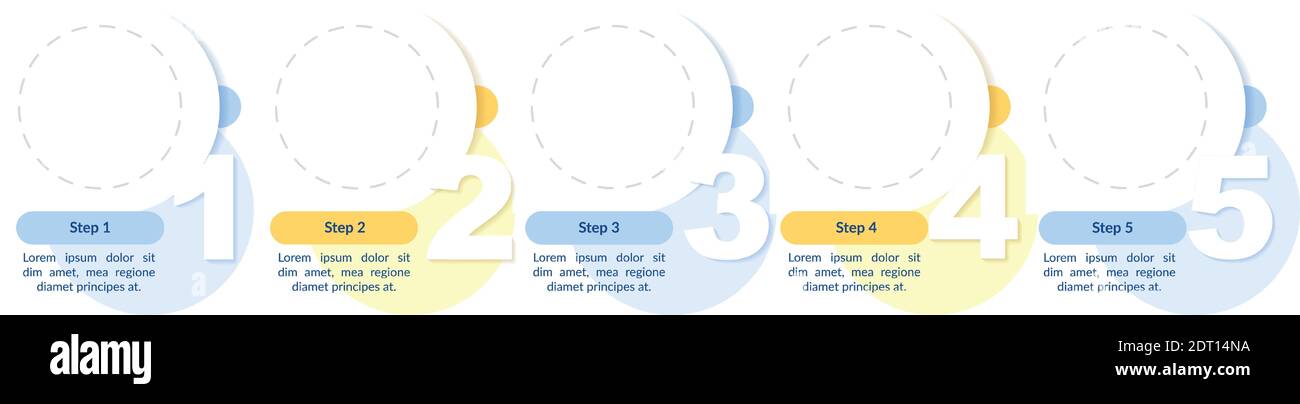 Modern creative flowchart vector infographic template Stock Vector ...