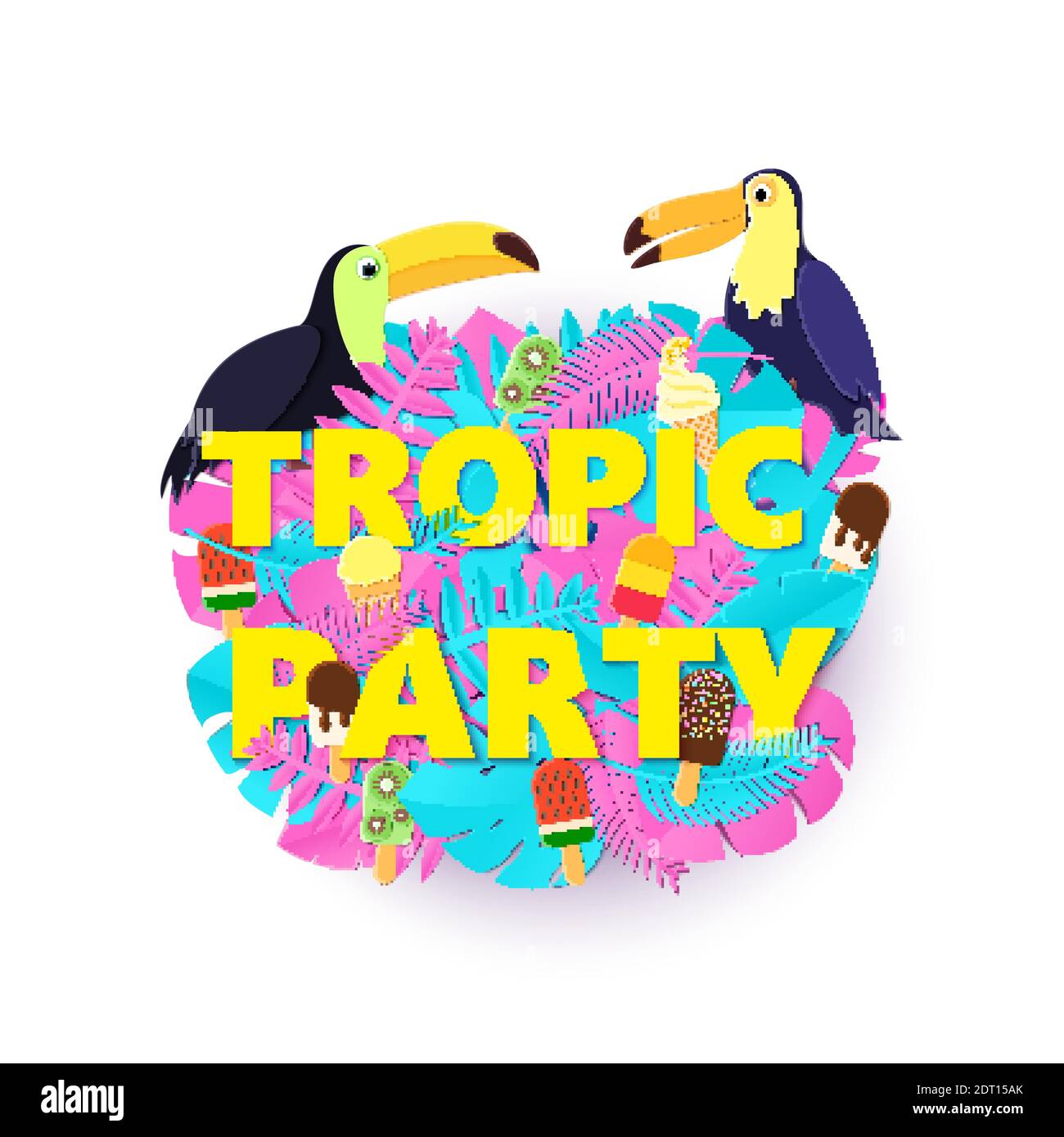 Birds on ice Cut Out Stock Images & Pictures - Alamy