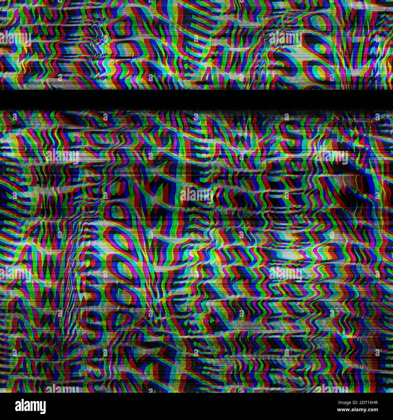 Seamless techno glitch RGB computer monitor noise Stock Photo - Alamy