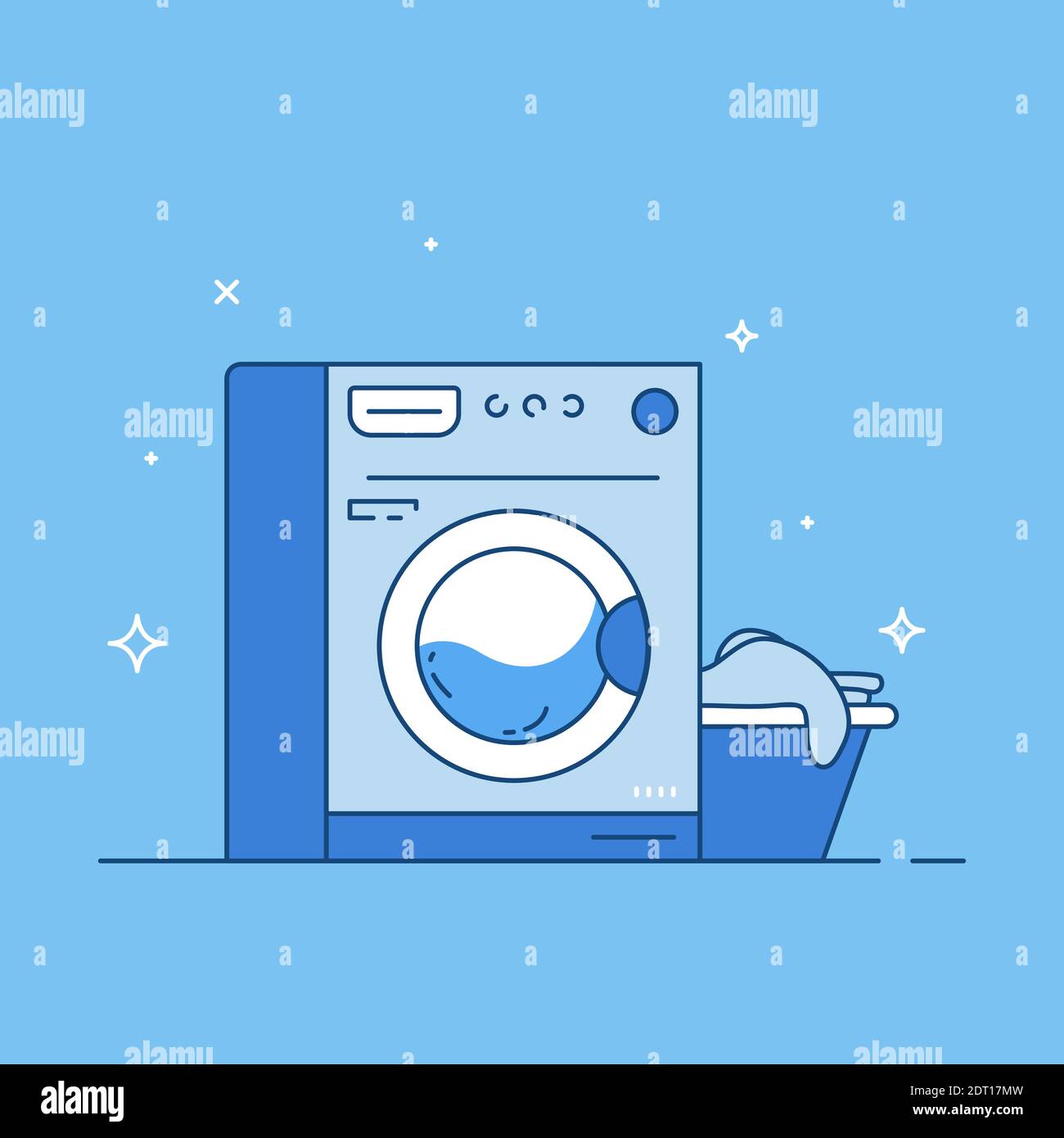 Laundry textile Stock Vector Images - Alamy