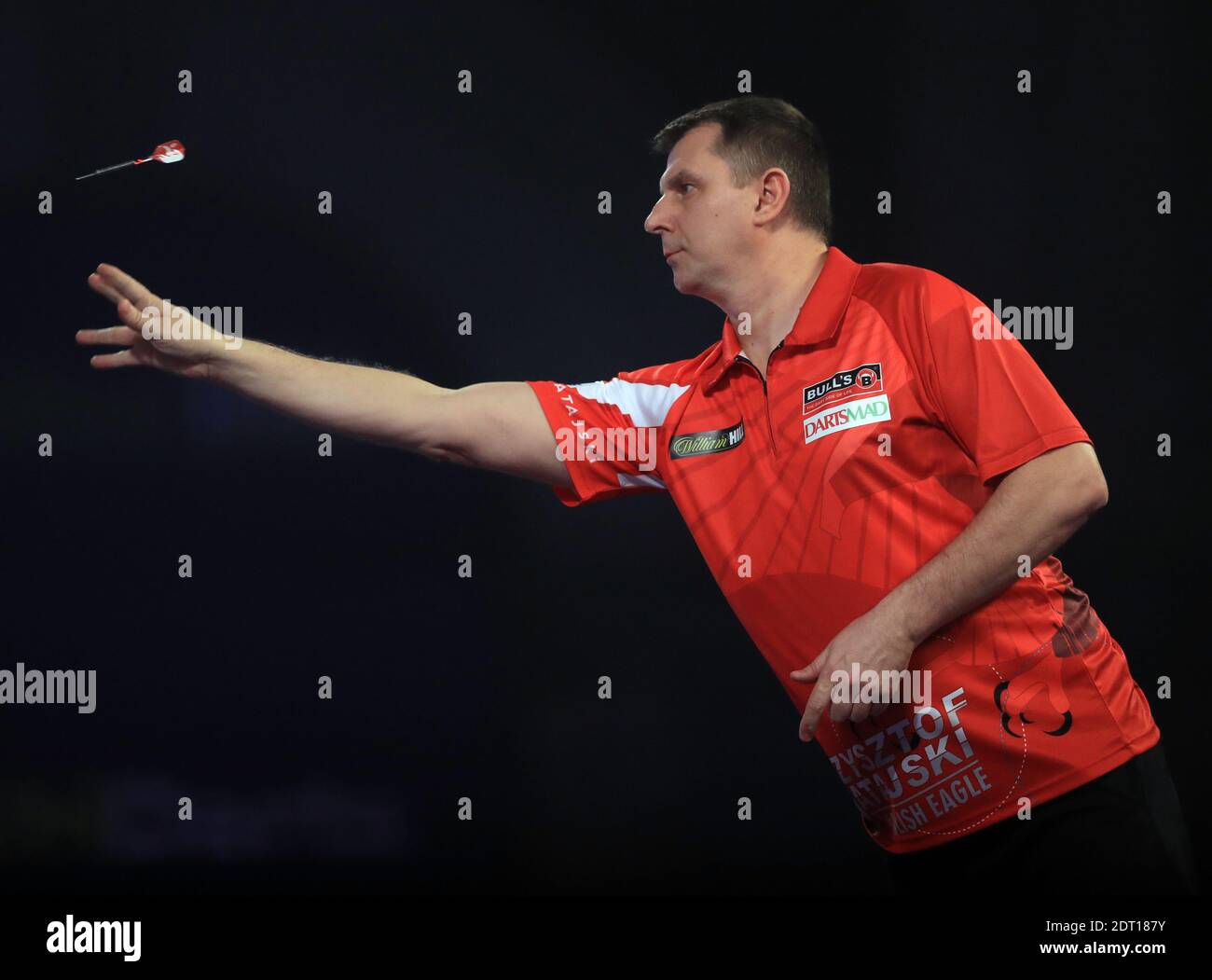 Krzysztof Ratajski during day seven of the William Hill World Darts ...