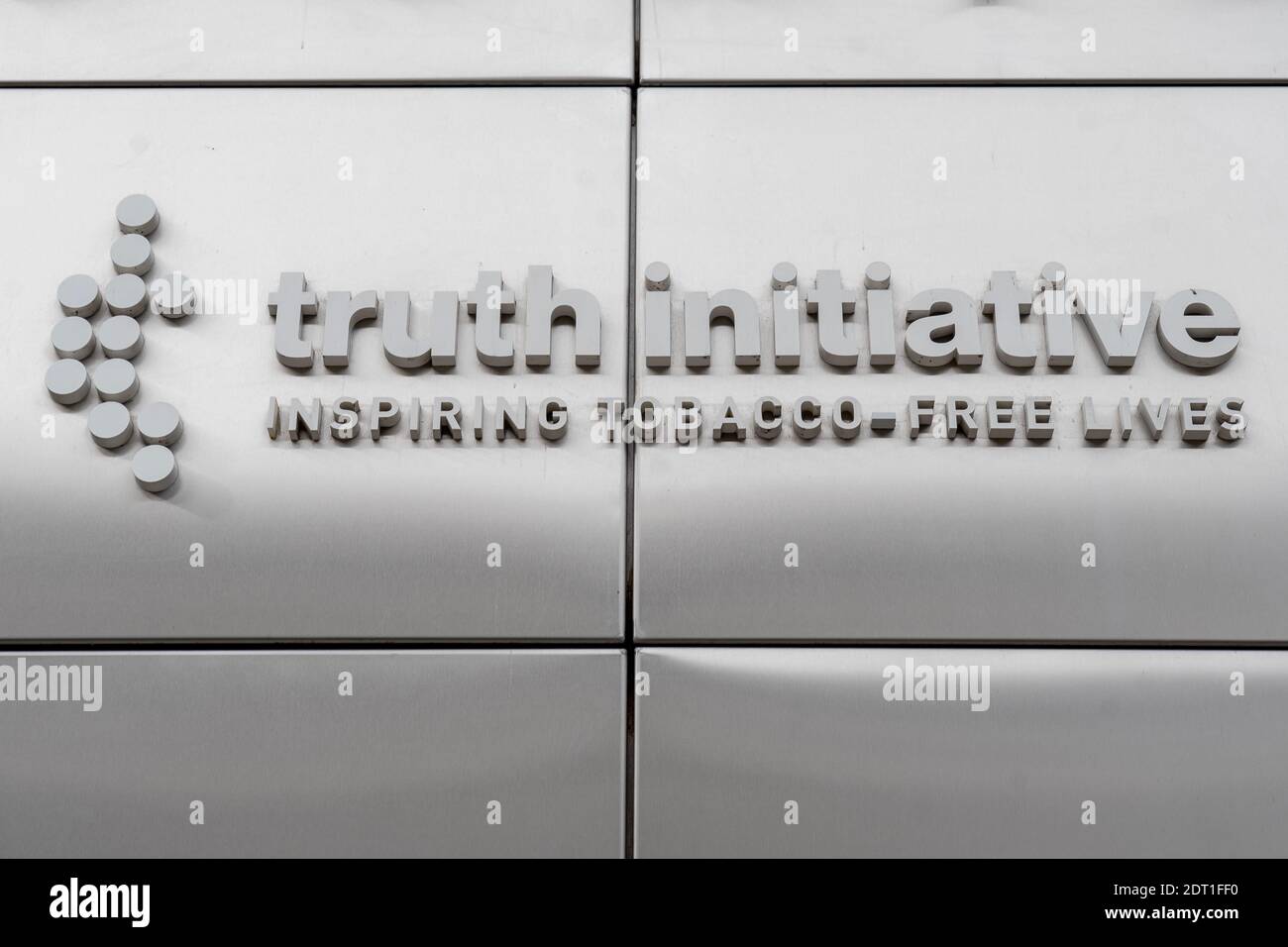 Truth Initiative sign in Washington, D.C., USA Stock Photo - Alamy