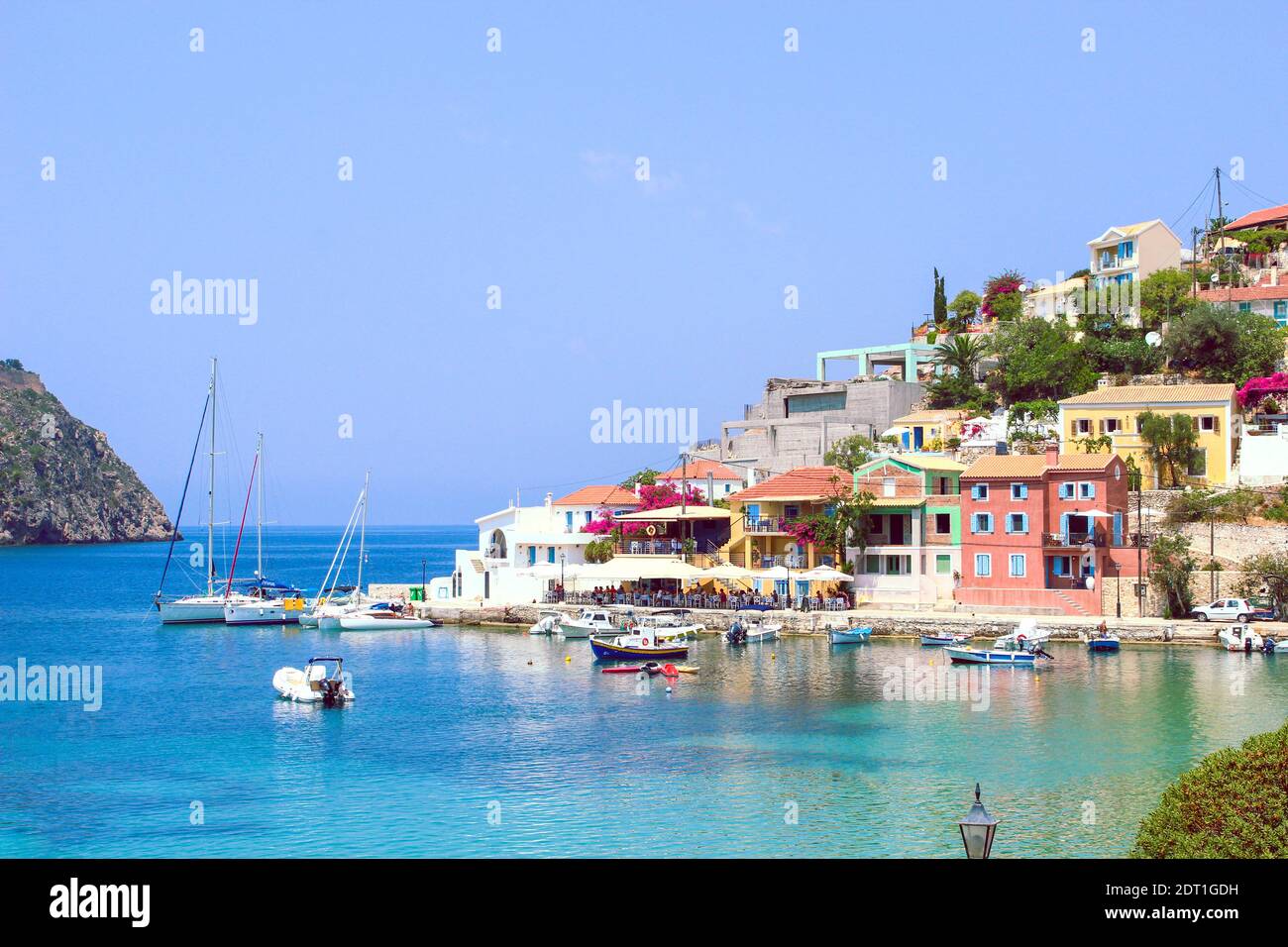 Beautiful port in assos hi-res stock photography and images - Alamy