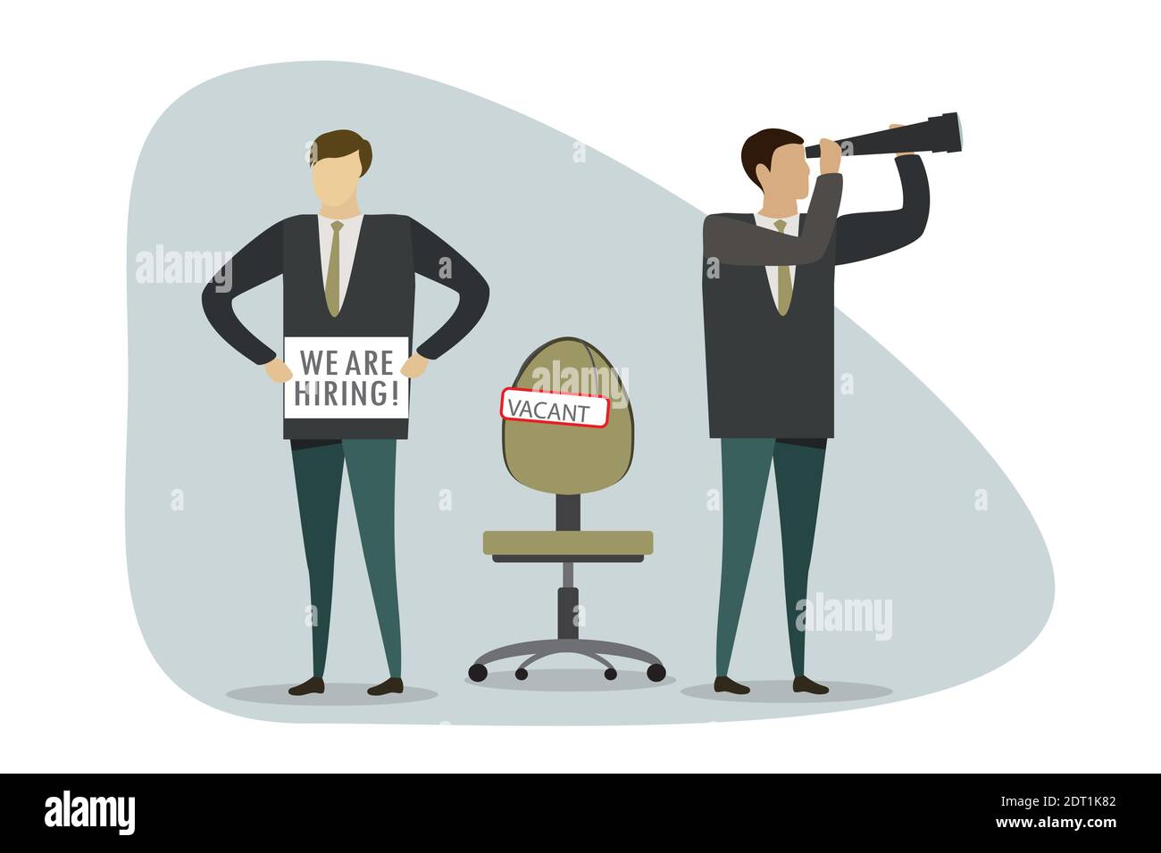 Businessmen are hiring, human resource recruitment concept,people with ...