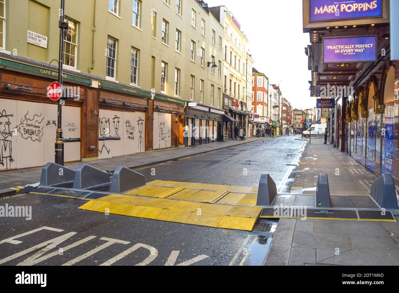 Empty Old London Street
