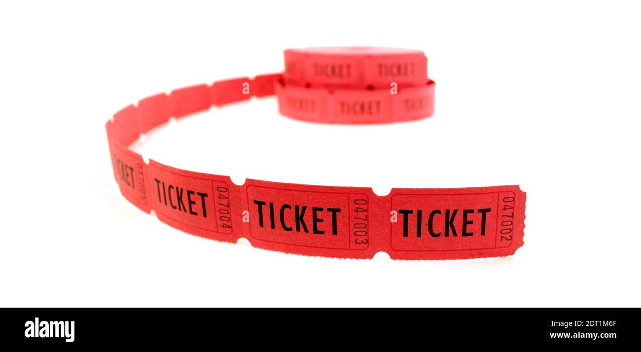 Admission ticket concert Cut Out Stock Images & Pictures - Alamy