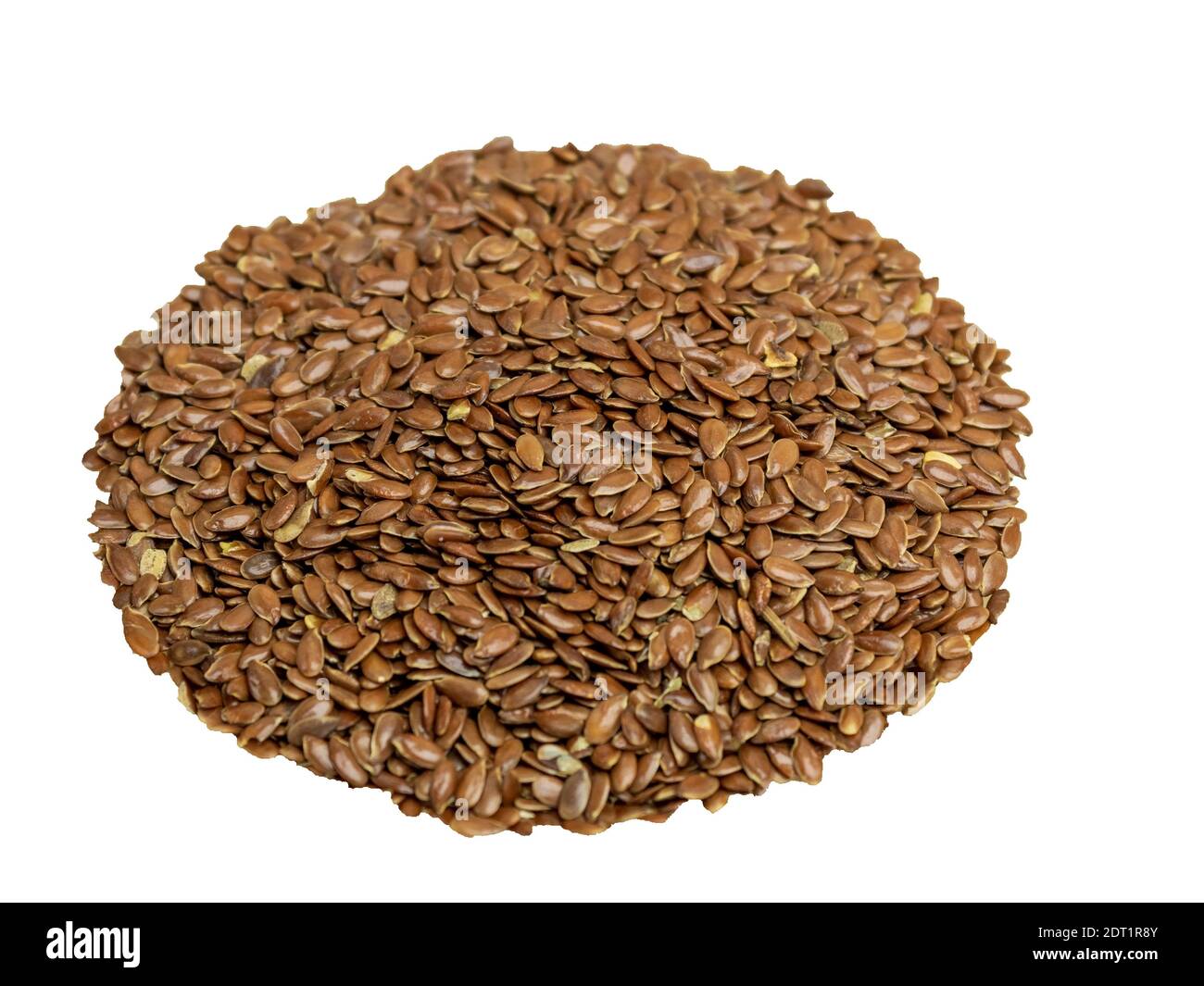 Flax seeds on a white background isolate Stock Photo - Alamy