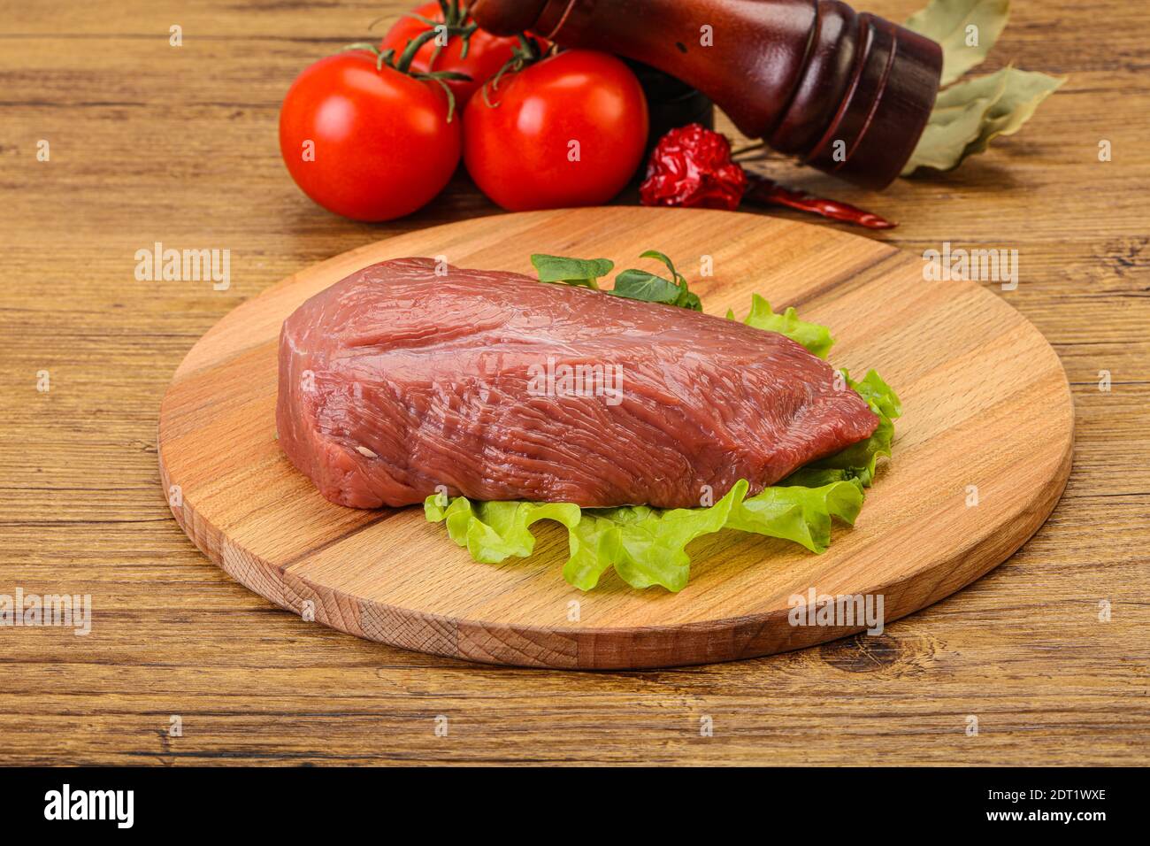 Raw beef meat piece for cooking Stock Photo - Alamy