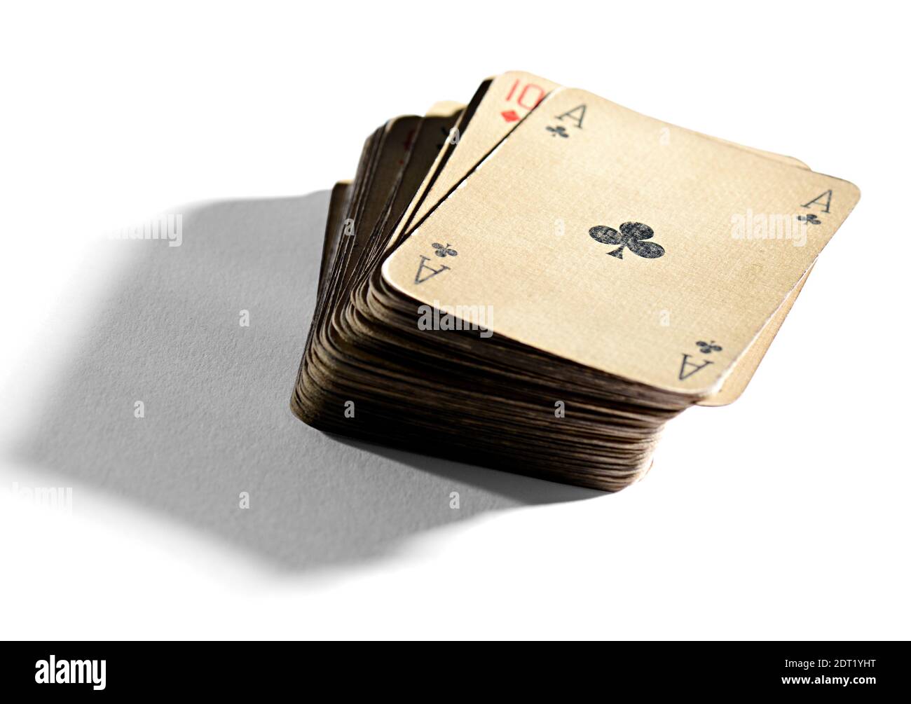 Old dirty playing cards hi-res stock photography and images - Alamy