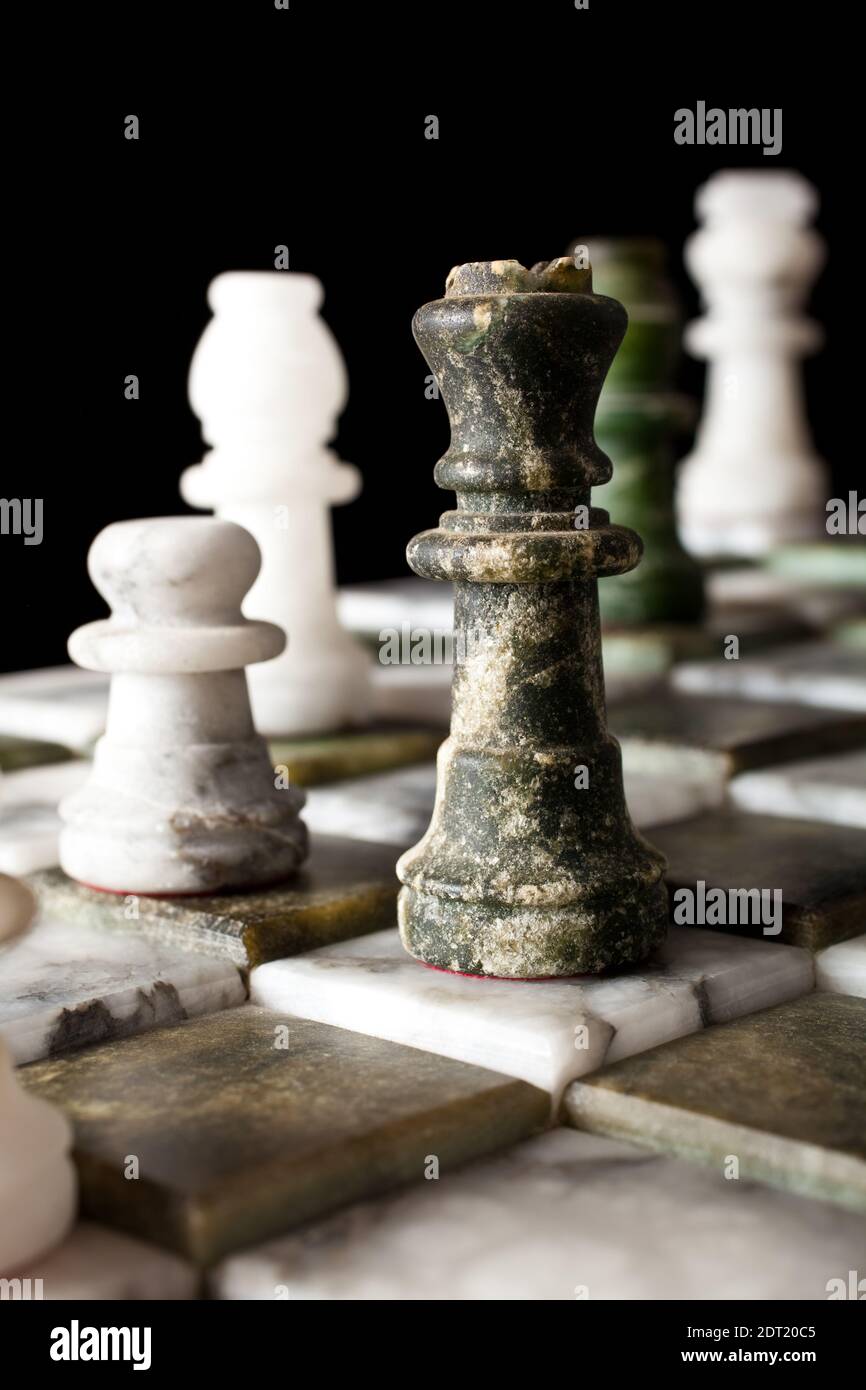 Stone chess pieces hi-res stock photography and images - Alamy