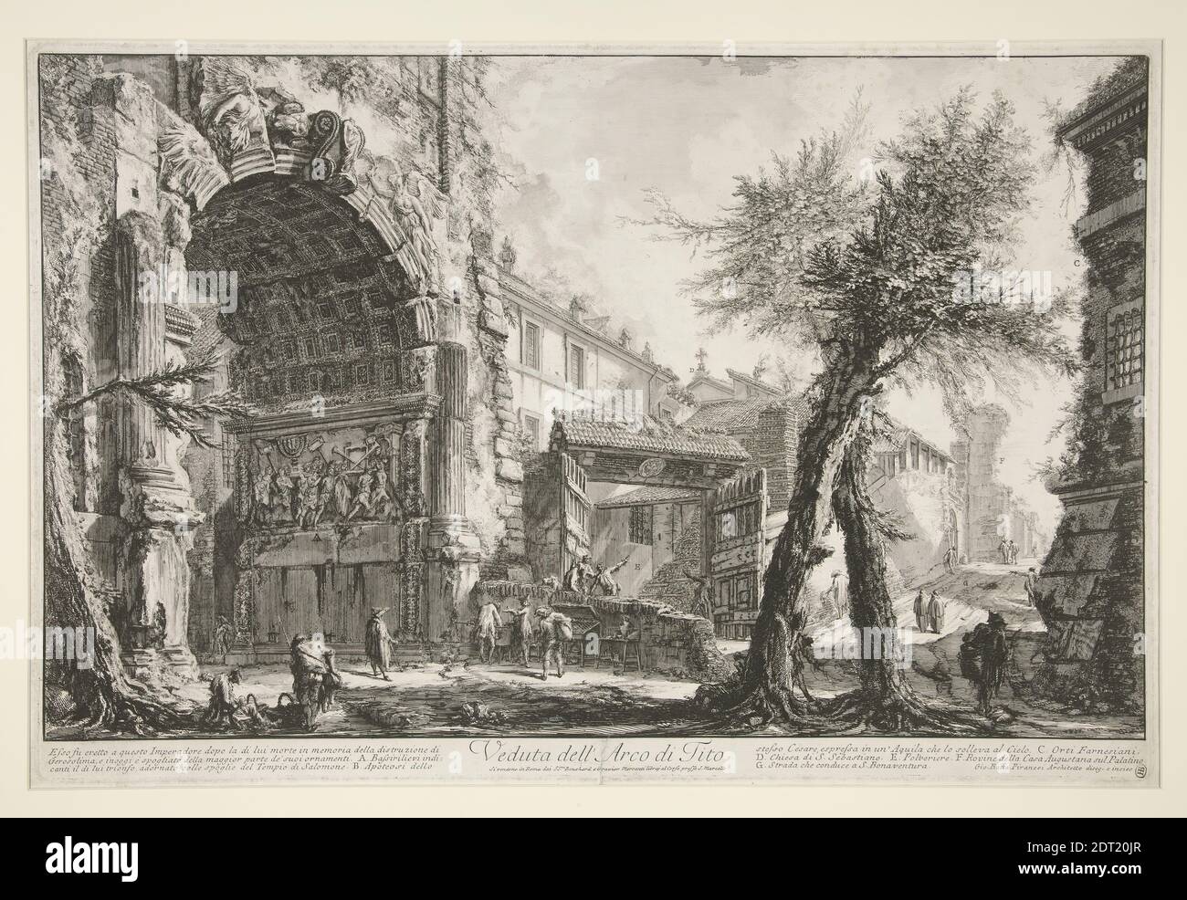 Veduta dell arco di tito hi-res stock photography and images - Alamy