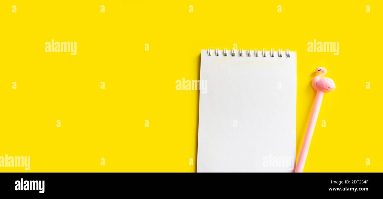 Spiral Notepad Sheet High Resolution Stock Photography and Images - Alamy