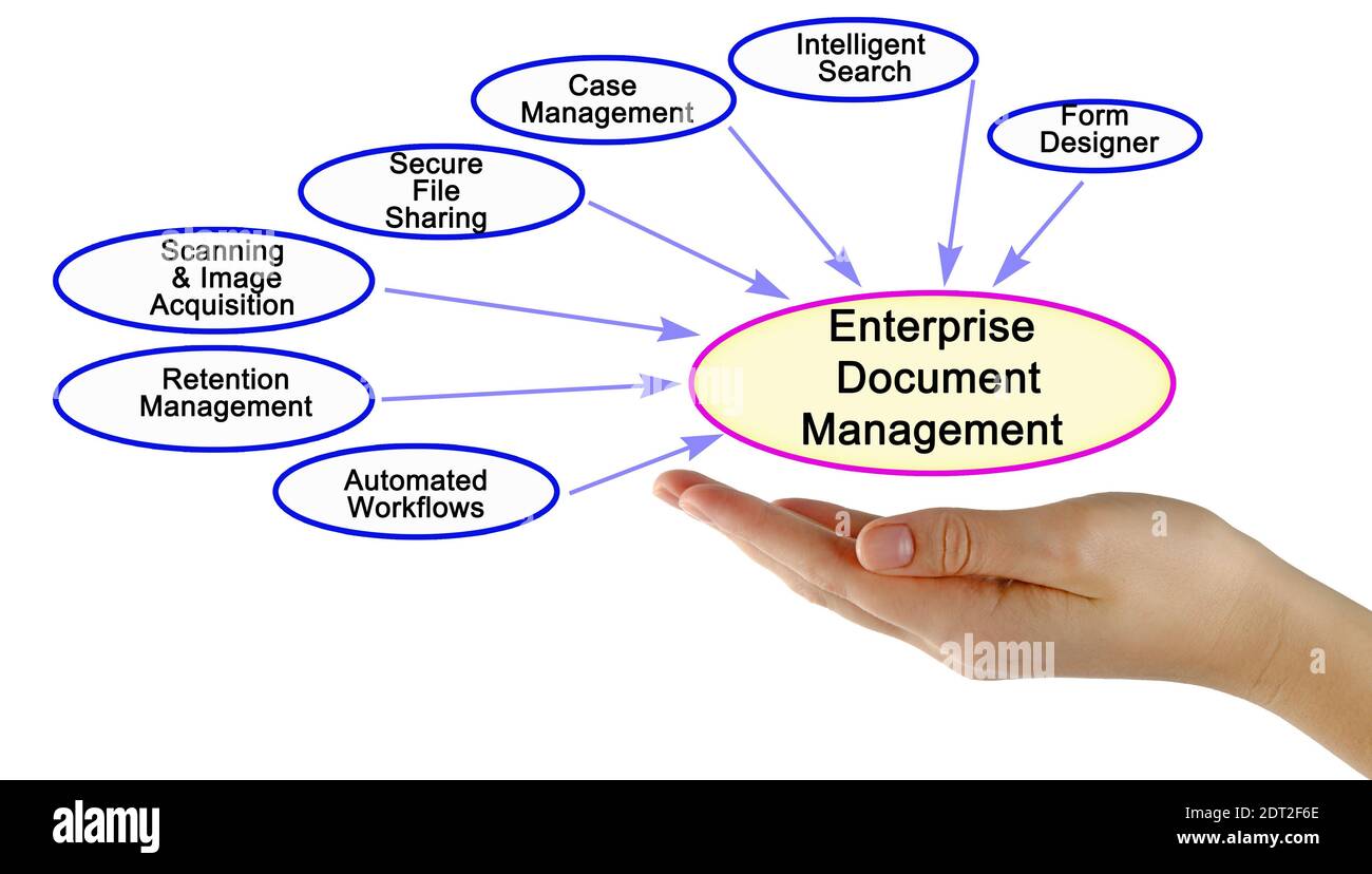 Components of Enterprise Document Management Stock Photo - Alamy