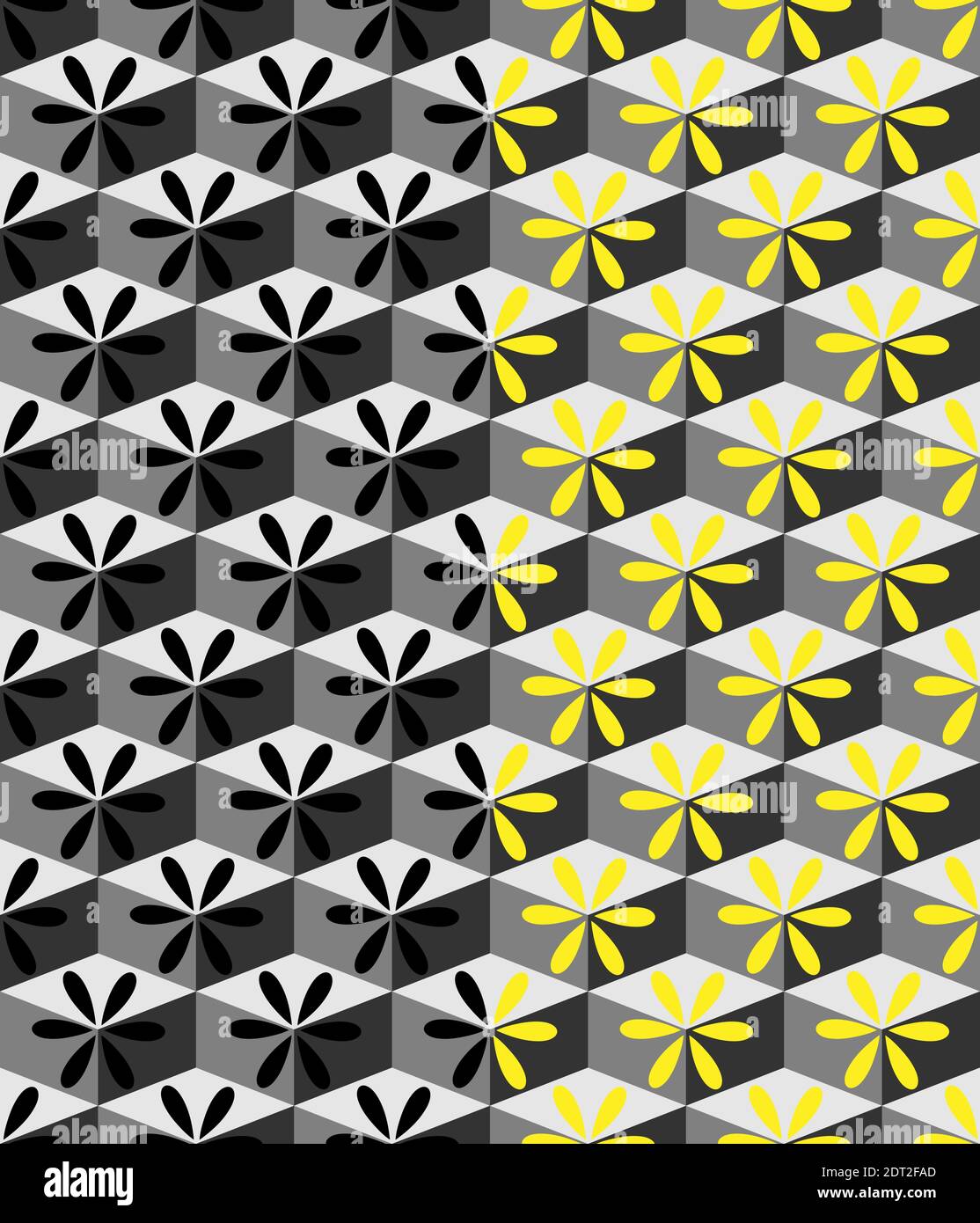 Geometric abstract seamless pattern. Rhombus grey fantasy texture with ...