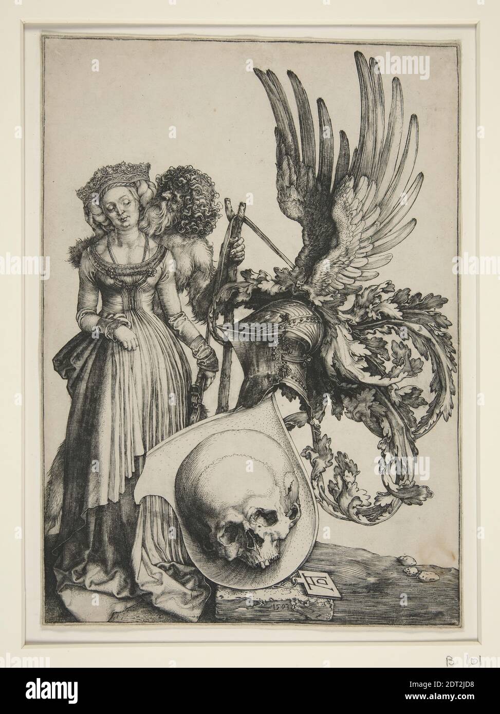 Artist: Albrecht Dürer, German, 1471–1528, The Coat of Arms with the ...