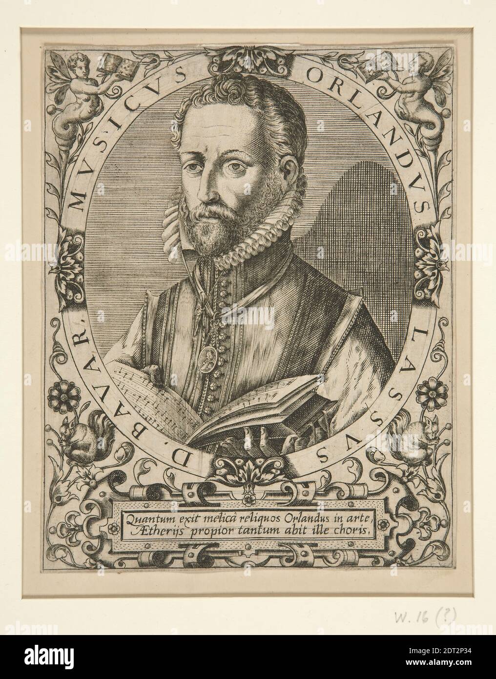 Artist: Johann Theodor de Bry, German, 1561–1623, Portrait of Orlando ...