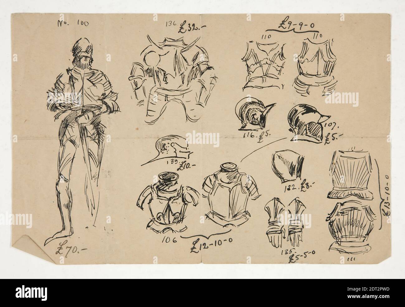 Artist: Edwin Austin Abbey, American, 1852–1911, M.A., 1897, Sketches ...