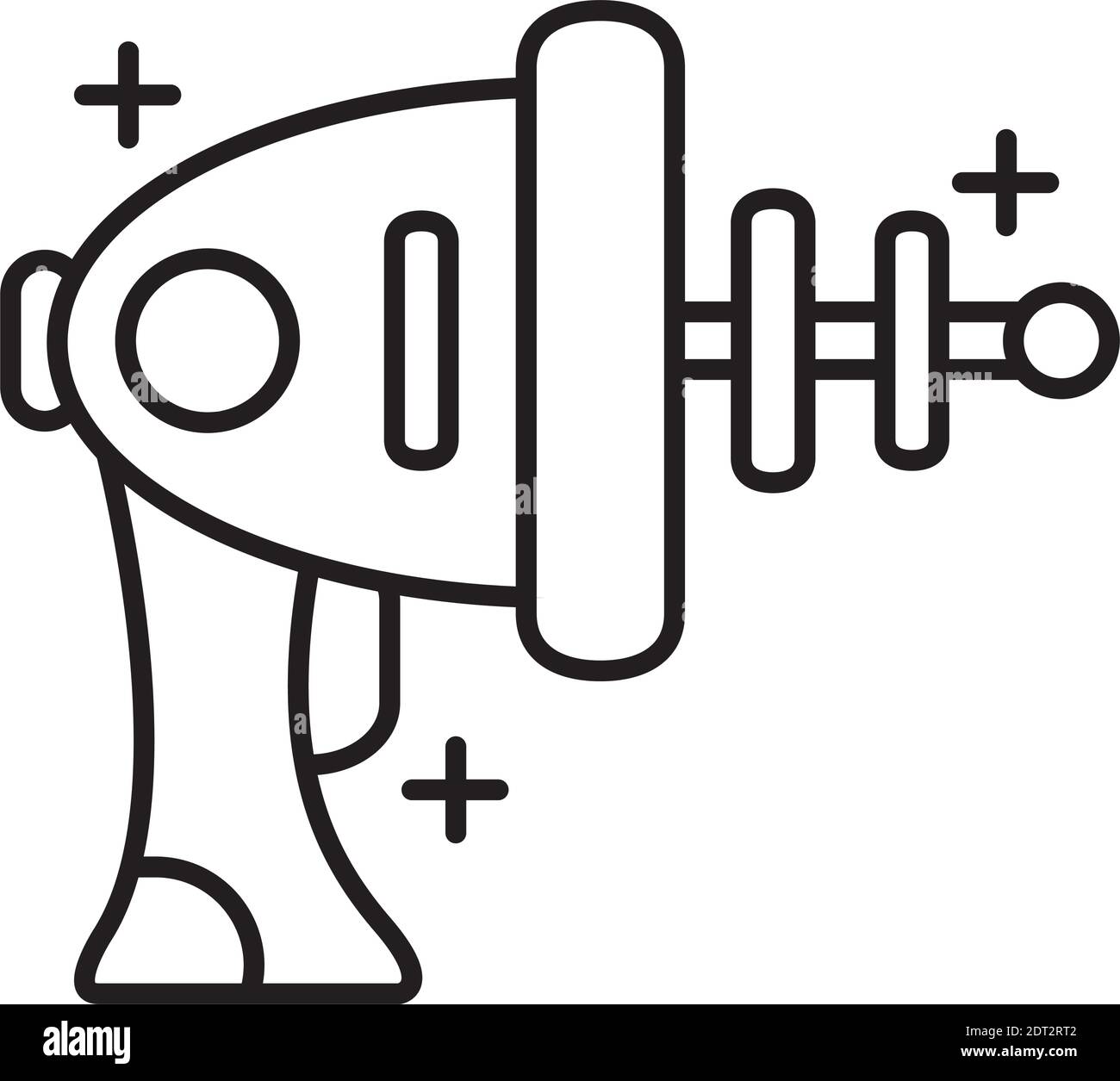 alien gun line style icon Stock Vector Image & Art - Alamy