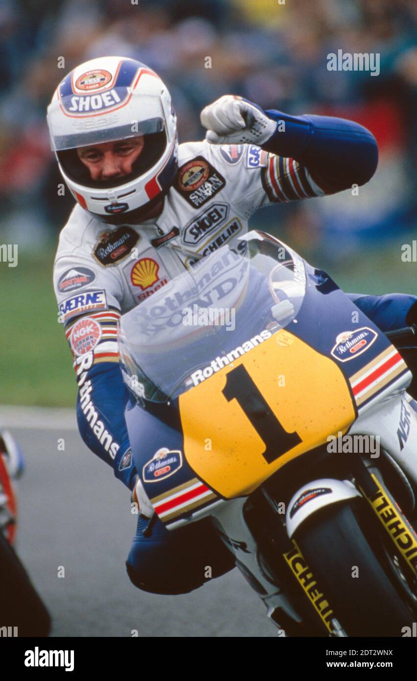 Dutch GP 1988, Wayne Gardner (Aus), Honda 500 Stock Photo - Alamy