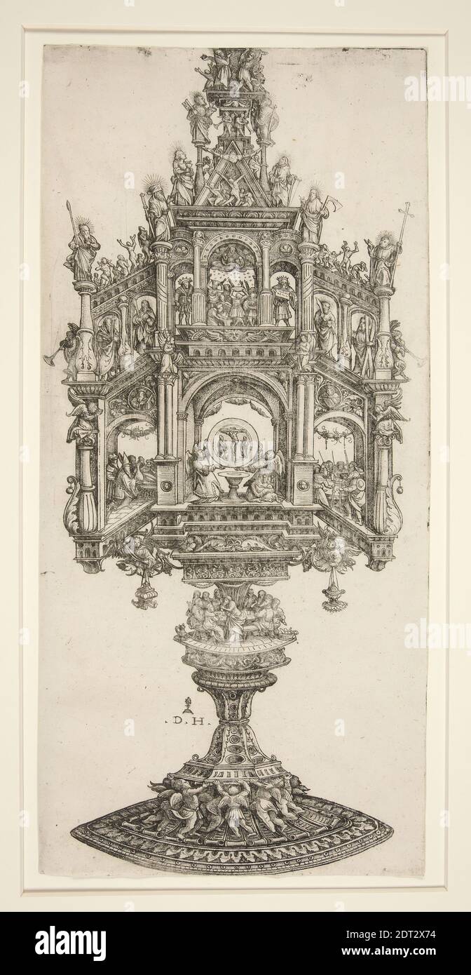 16th century design monstrance daniel hopfer hi-res stock photography ...
