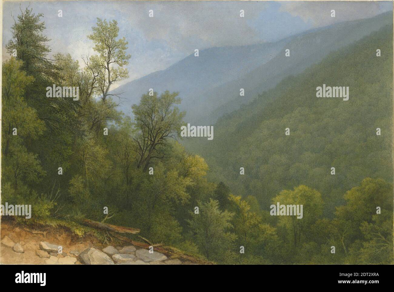 Artist: Frederick Frank Durand, American, 1839–1909, View Down the ...