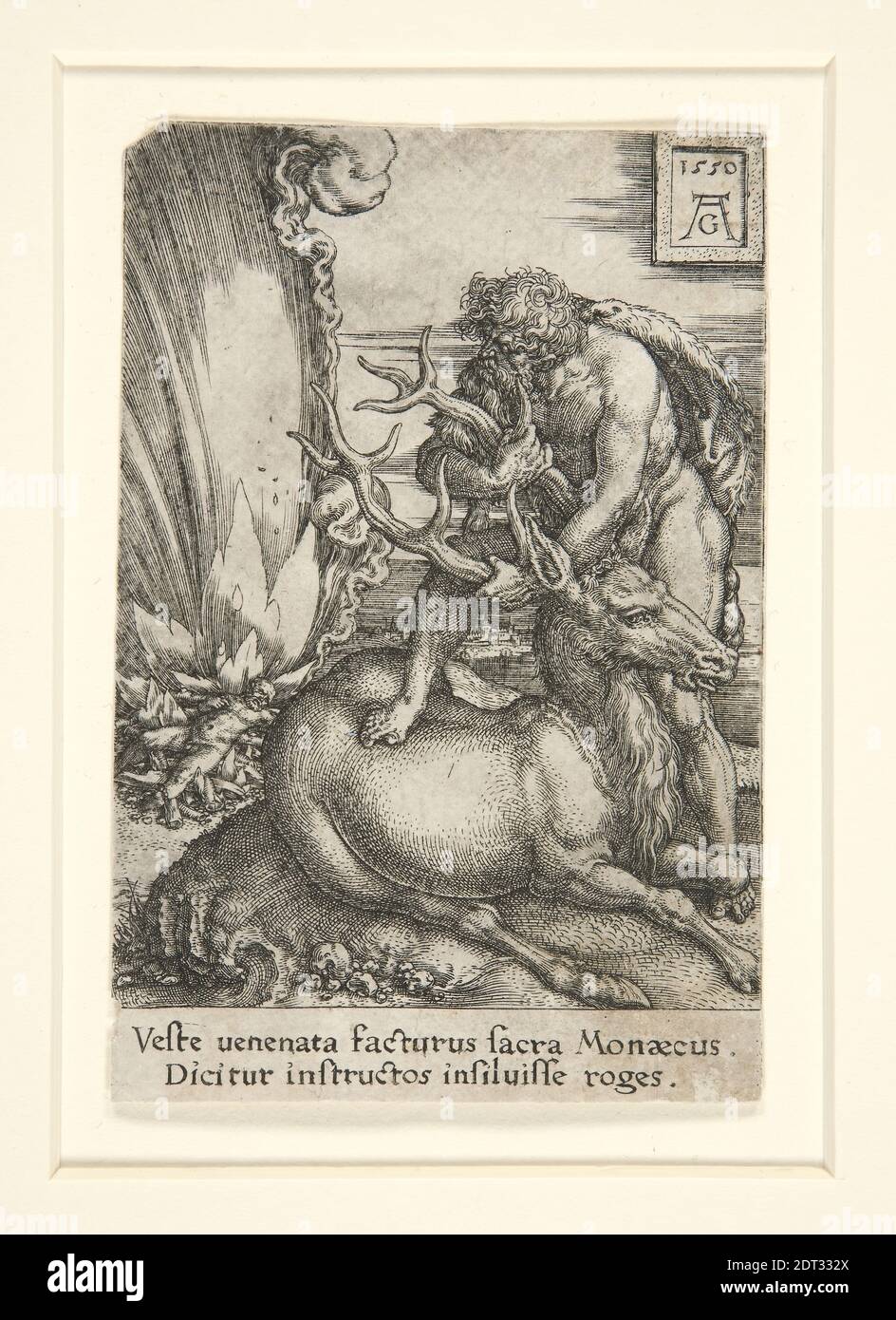 Artist: Heinrich Aldegrever, Germany, 1502–1555/61, Hercules and the ...