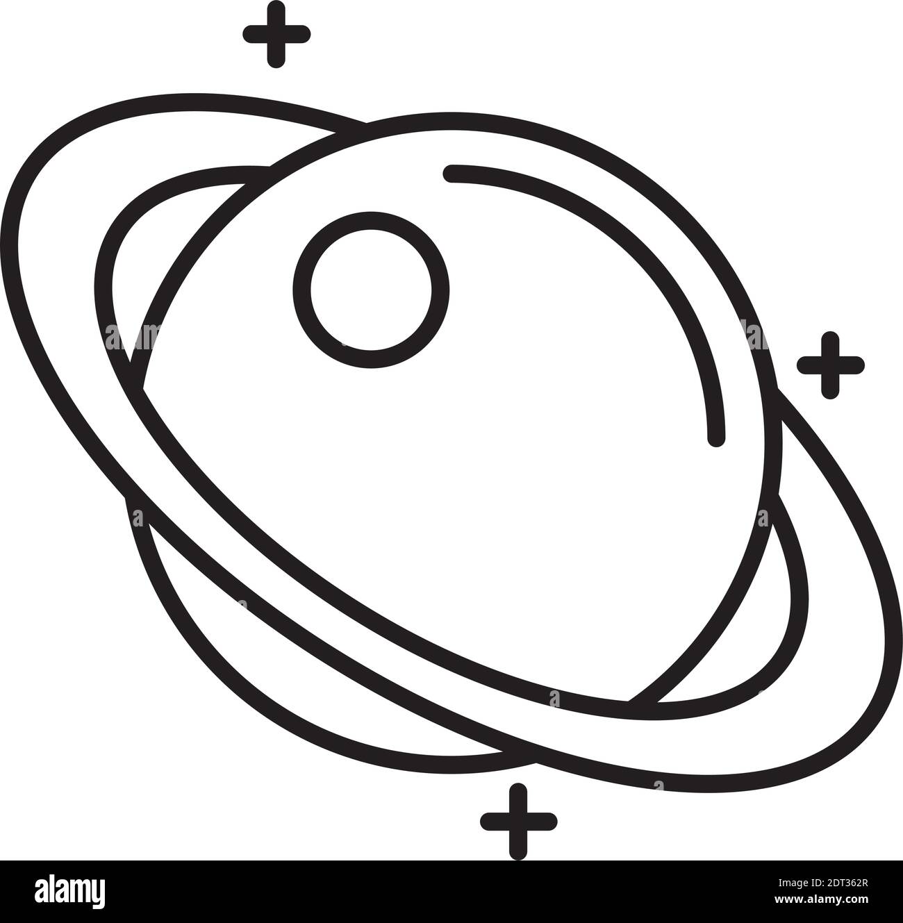 saturn planet line style icon Stock Vector Image & Art - Alamy