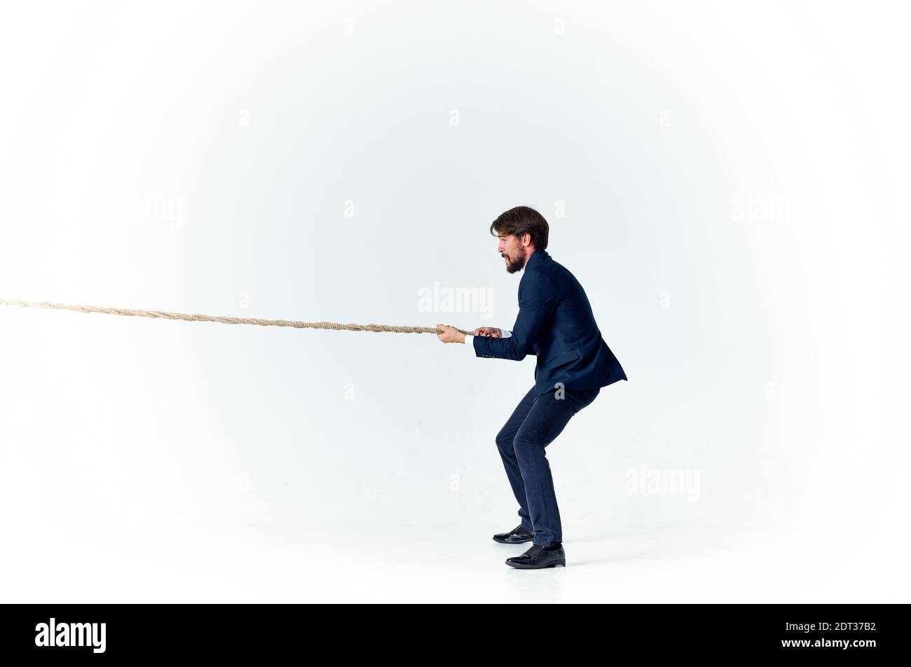 Businessman hands rope isolated on hi-res stock photography and images ...