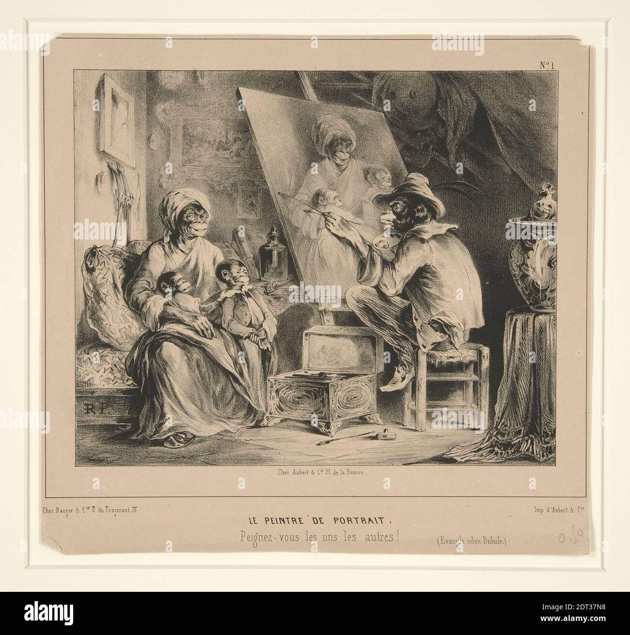 Artist: R. P., French, Le Peintre du Portrait (The Painter of the ...