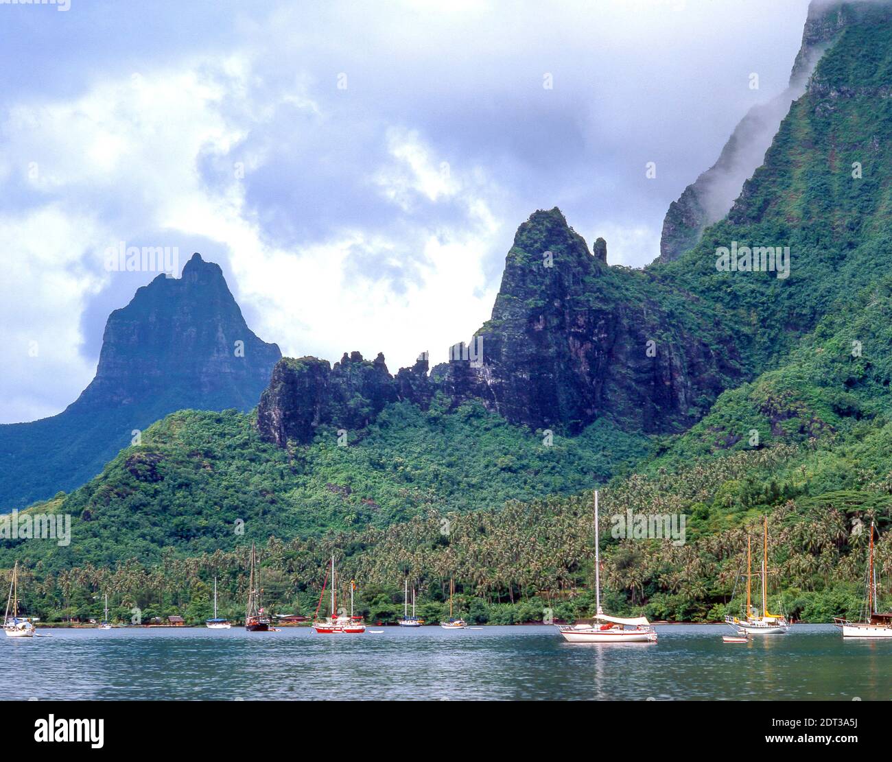 Captain Cook's Bay, Moorea, Tahiti, French Polynesia Stock Photo - Alamy
