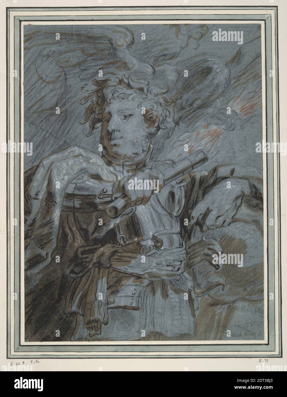 17th century drawings black chalk hi-res stock photography and images ...