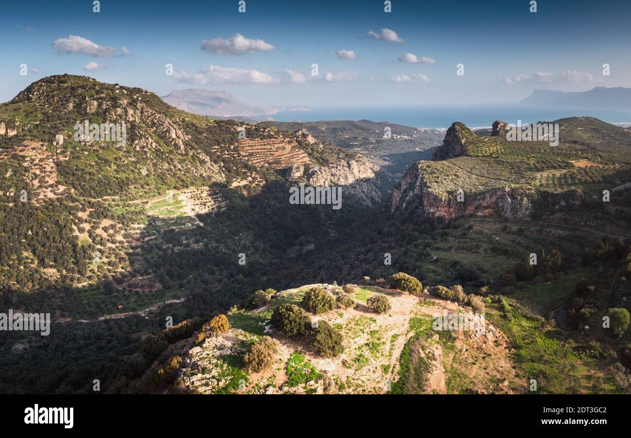 Agricultural landscape crete island hi-res stock photography and images ...