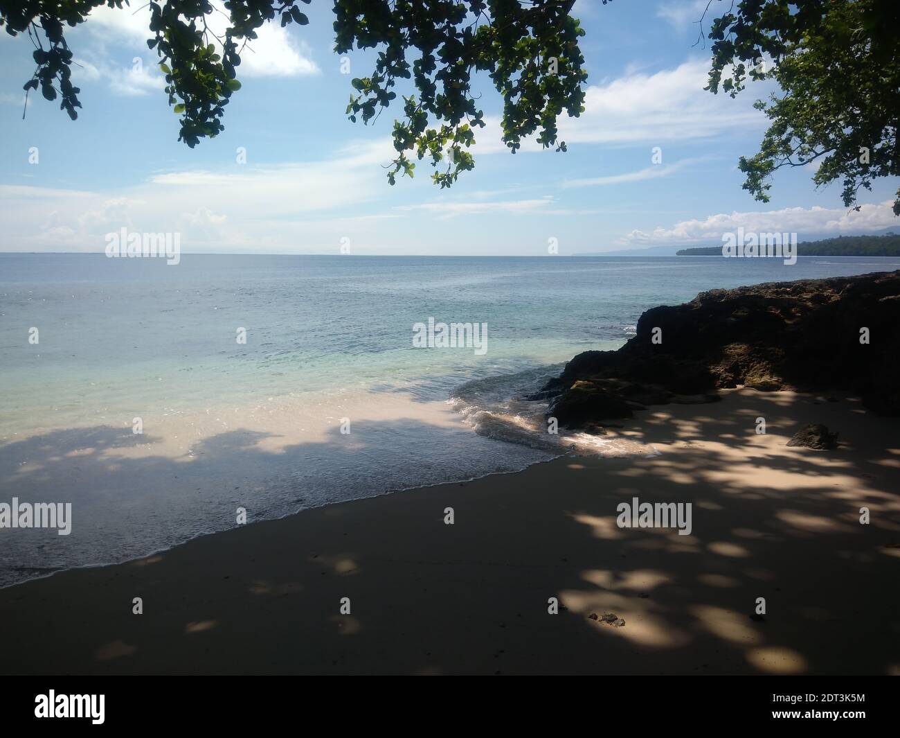 The Beauty Of Paradise. Pasir Putih Beach Stock Photo - Alamy