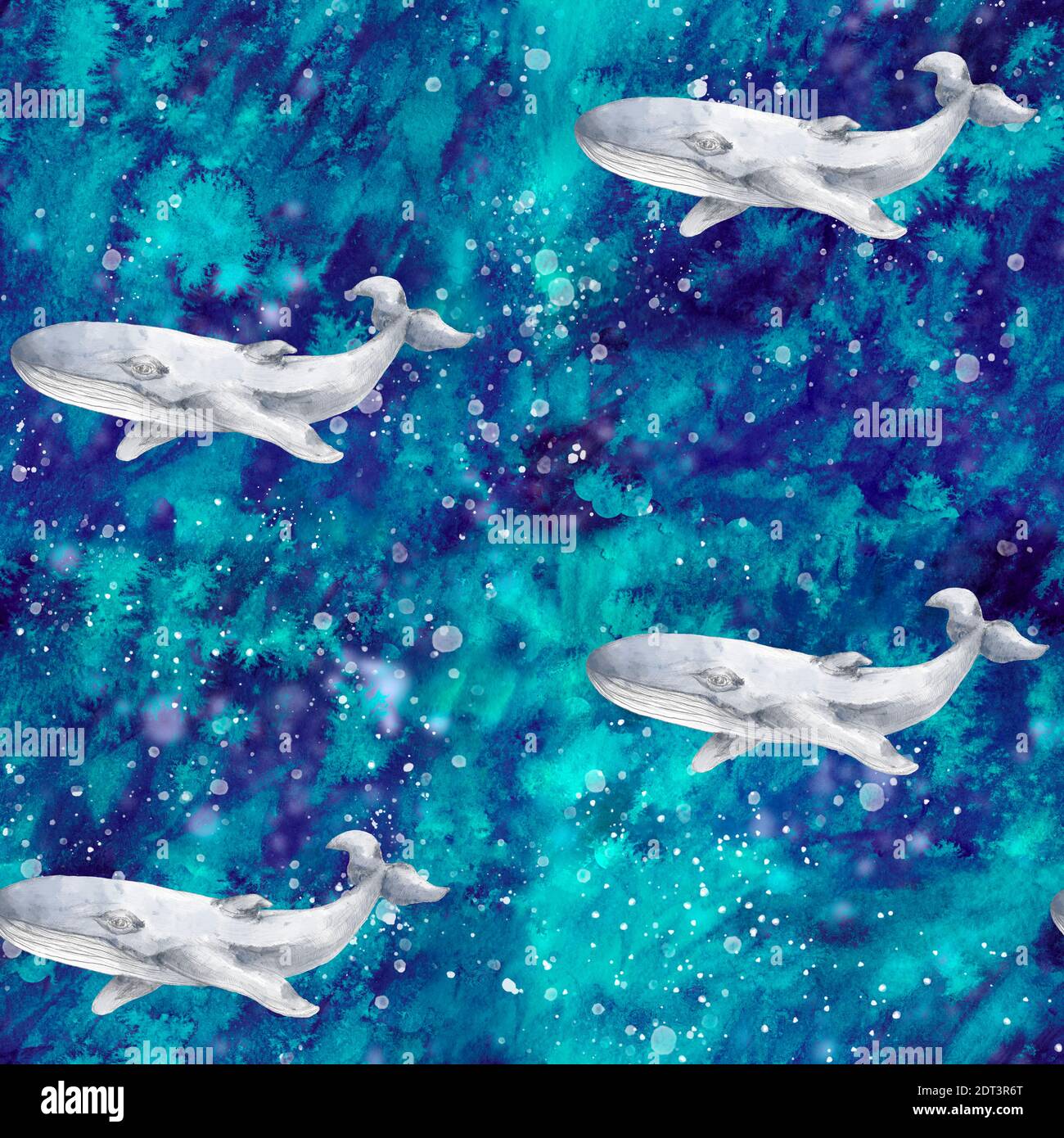 Whale watercolor hi-res stock photography and images - Alamy
