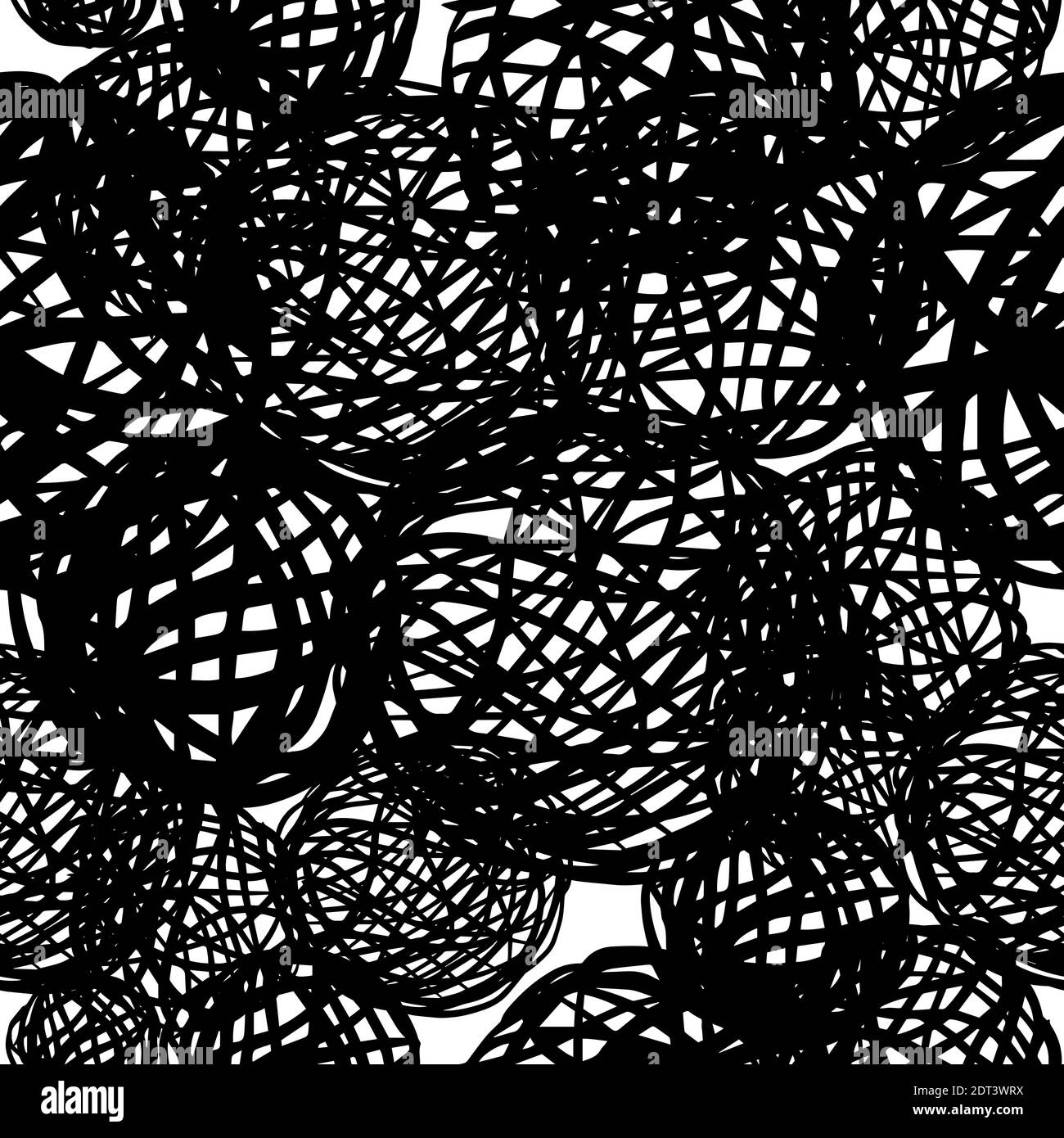 Tangle seamless pattern. Vector illustration Stock Vector Image & Art ...