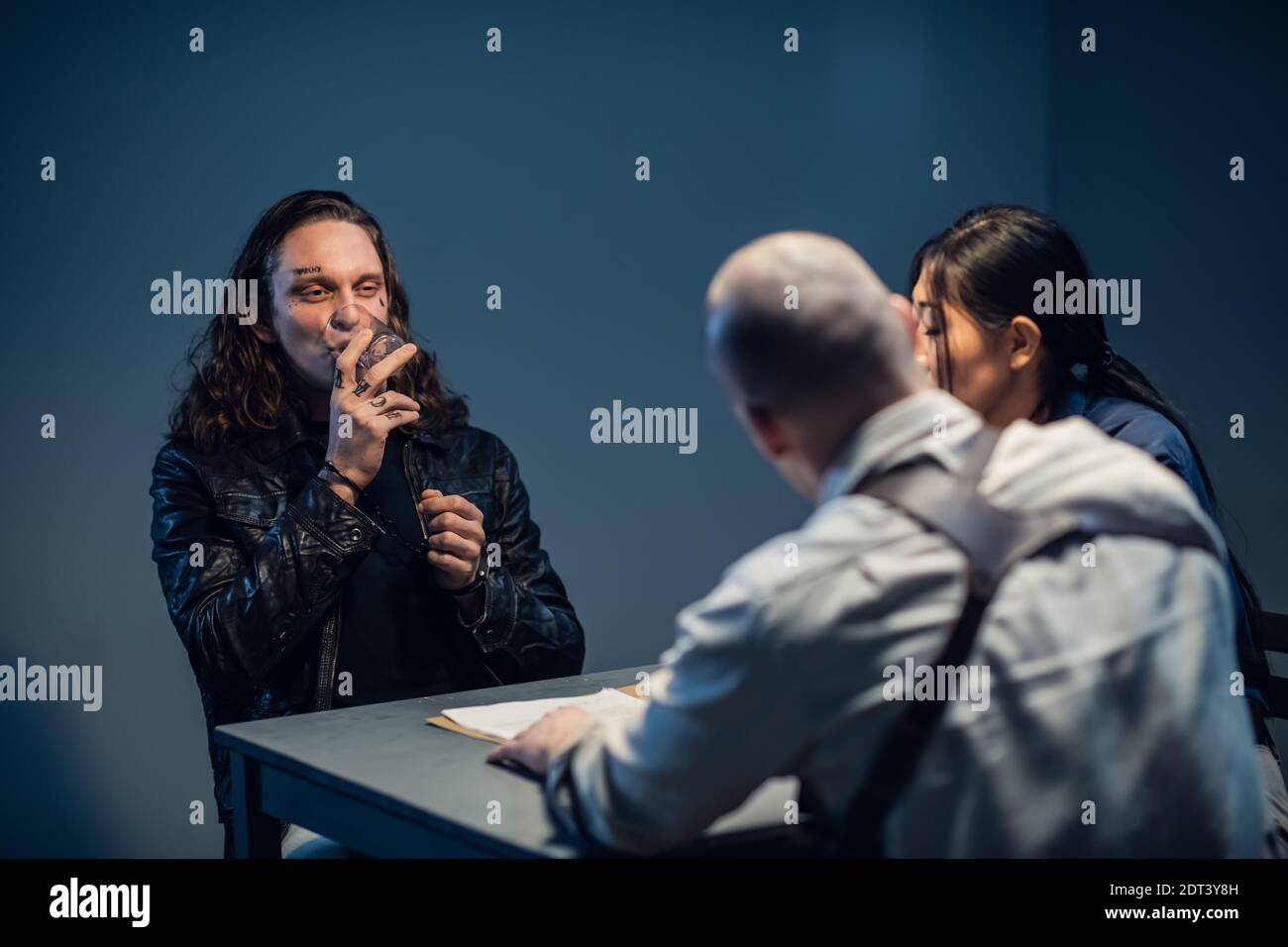 Crime scene investigators desk hi-res stock photography and images - Alamy