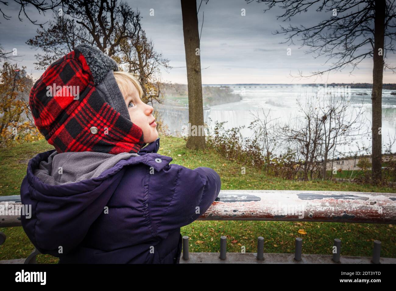 Cute smiling boy looking up Stock Photo - Alamy