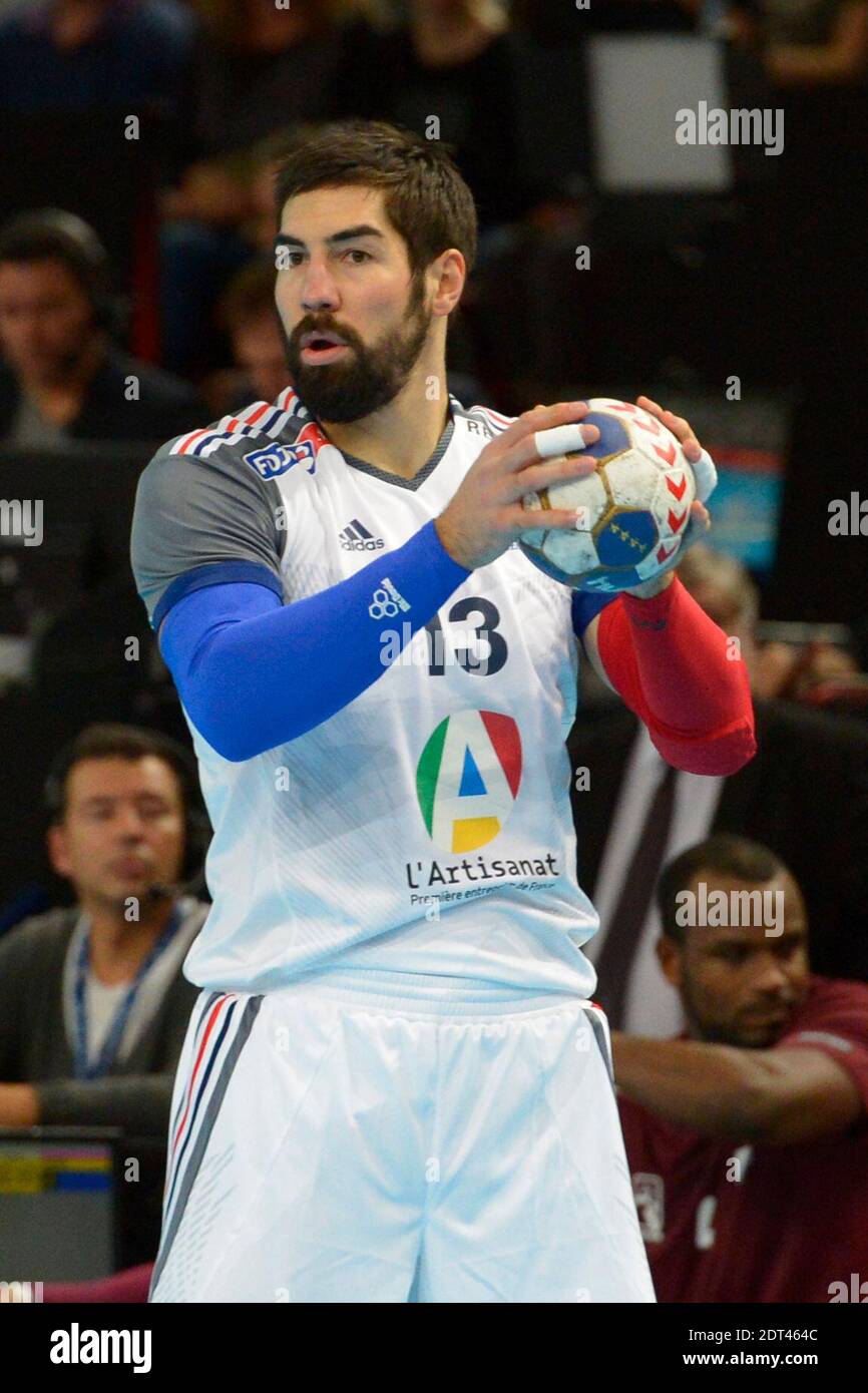 France's Nikola Karabatic during the Golden Cup handball game France vs ...