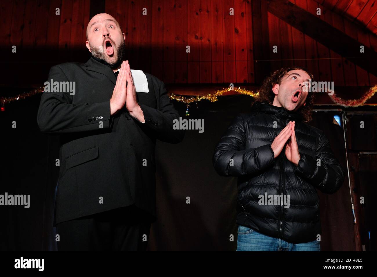 Marco Heliard and Arnaud Maillard performing during the 23rd 'Festival ...