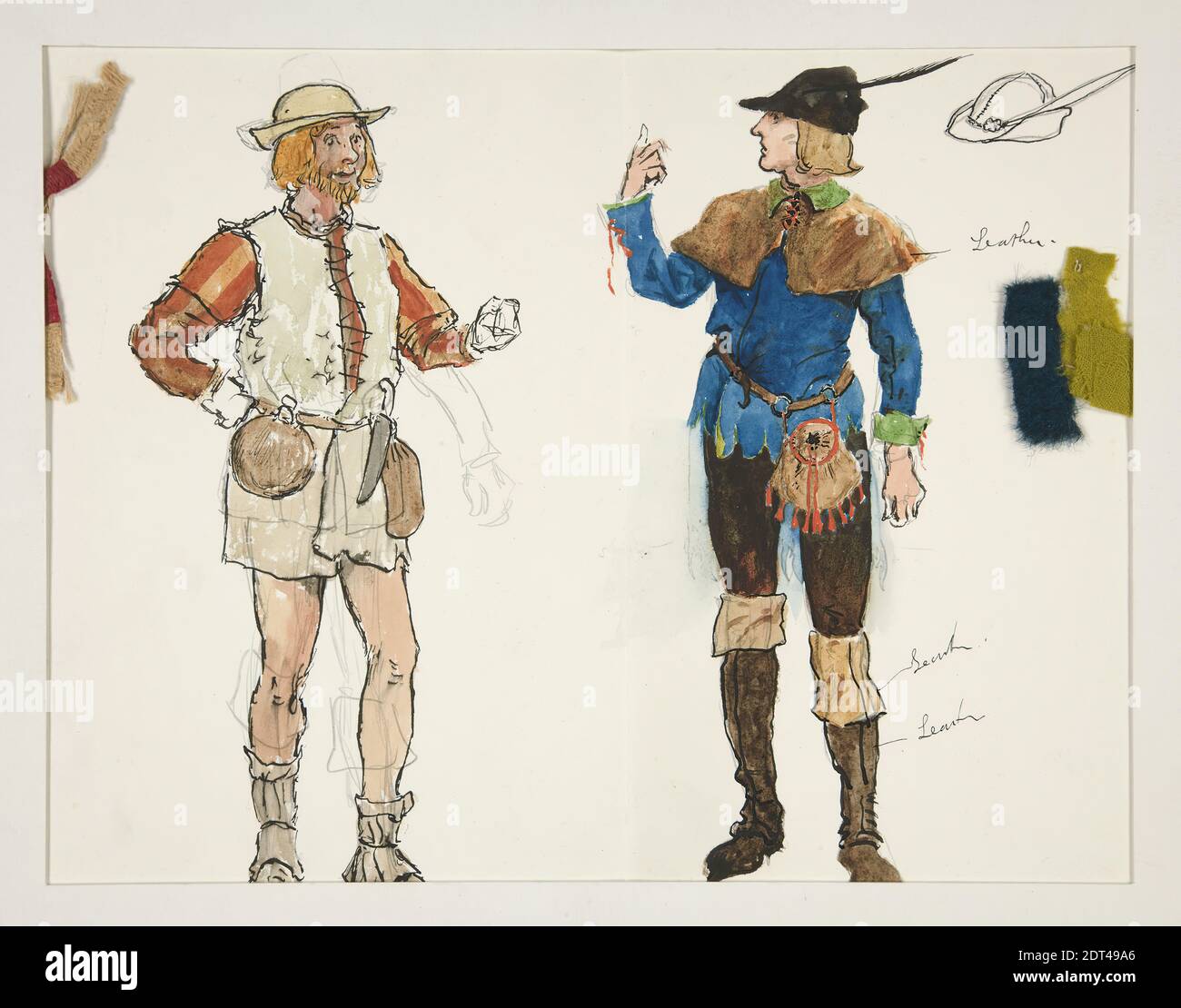 Artist: Edwin Austin Abbey, American, 1852–1911, M.A., 1897, Two Men ...