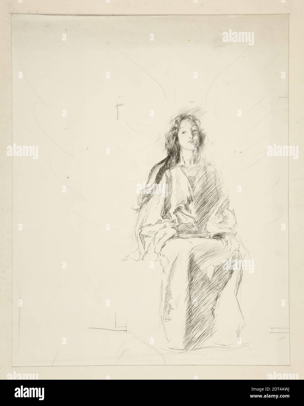 Artist: Edwin Austin Abbey, American, 1852–1911, M.A., 1897, Woman ...