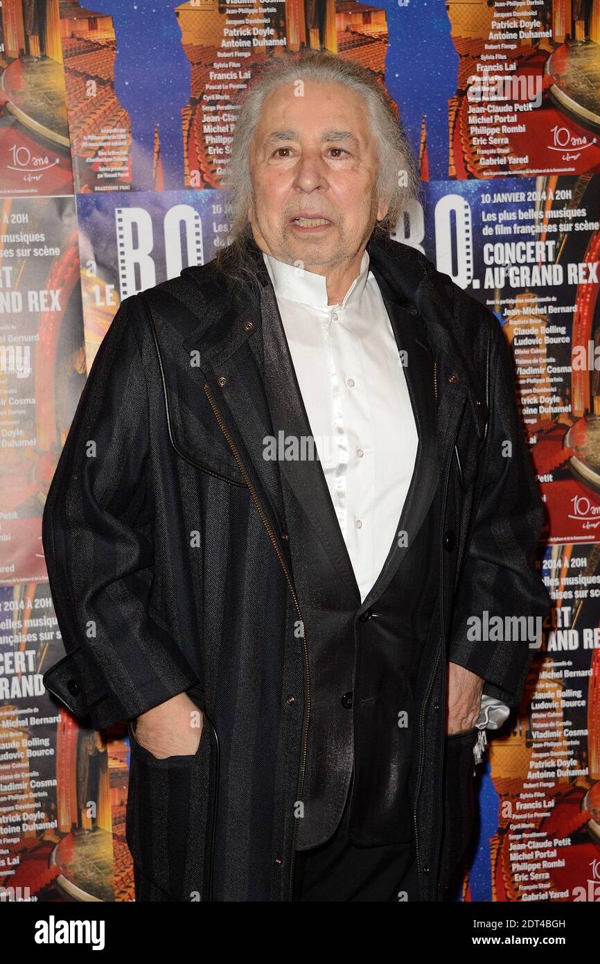 File photo - Francis Lai attending 'Le B.O. Concert' at Le Grand Rex in ...