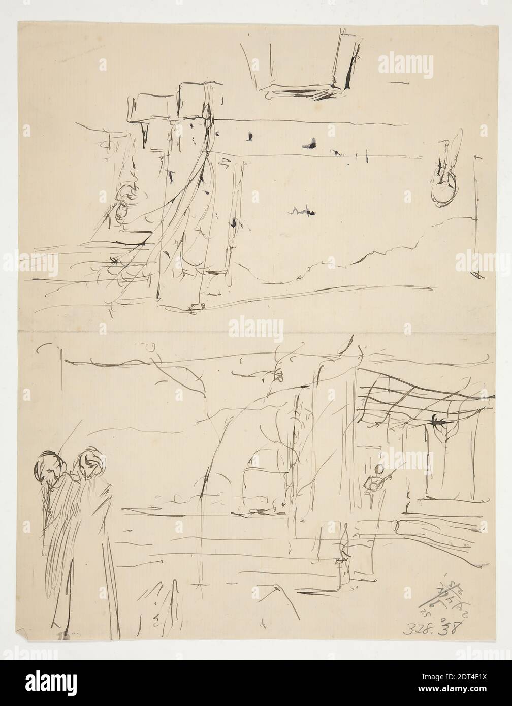 Artist: Edwin Austin Abbey, American, 1852–1911, M.A., 1897, Study for ...