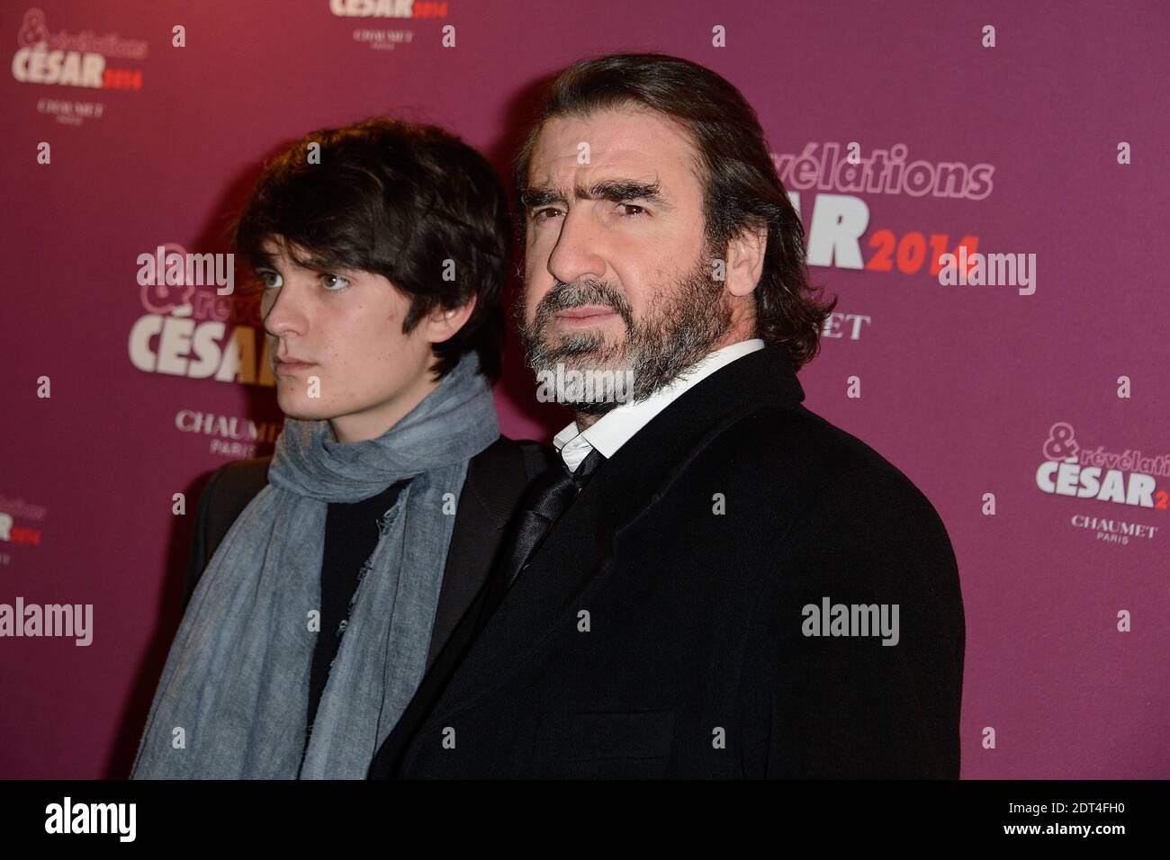 Alain-Fabien Delon and Eric Cantona attending the 'Cesar 2014 ...