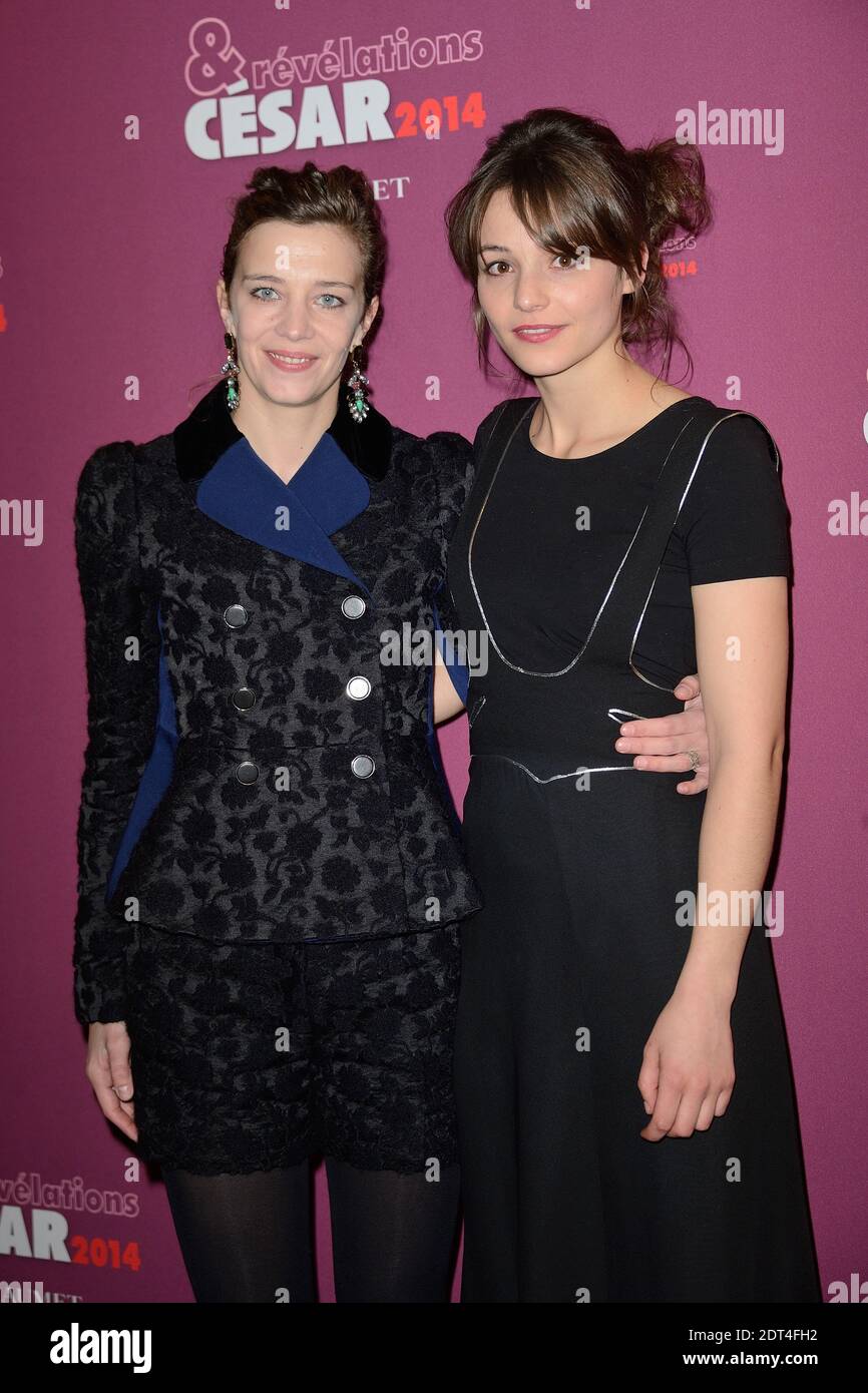 Celine Sallette and Pauline Parigot attending the 'Cesar 2014 ...