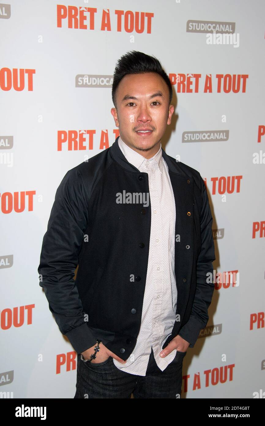 Steve Tran attending the premiere of 'Pret a Tout' at the Gaumont ...