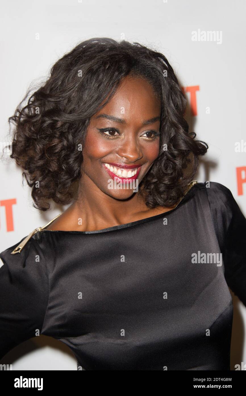 Aissa Maiga attending the premiere of 'Pret a Tout' at the Gaumont ...