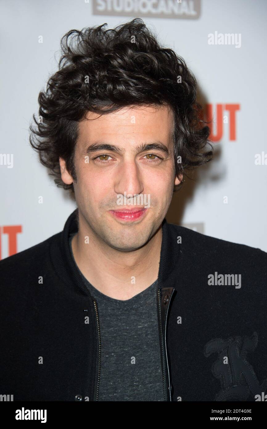 Max Boublil attending the premiere of 'Pret a Tout' at the Gaumont ...