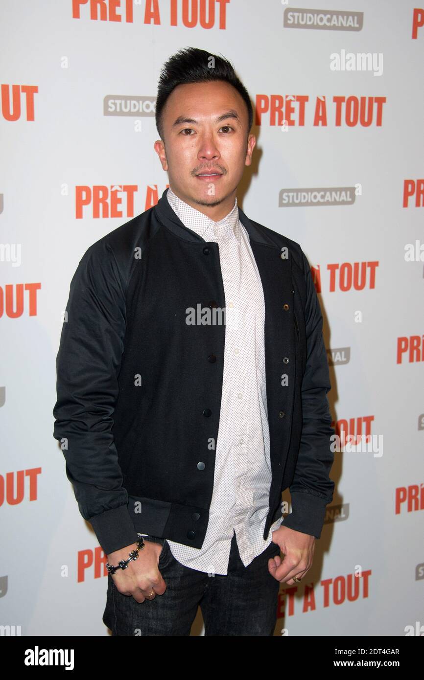 Steve Tran attending the premiere of 'Pret a Tout' at the Gaumont ...