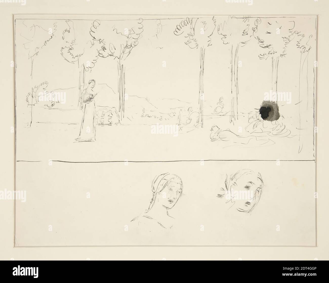 Artist: Edwin Austin Abbey, American, 1852–1911, M.A., 1897, Study for ...